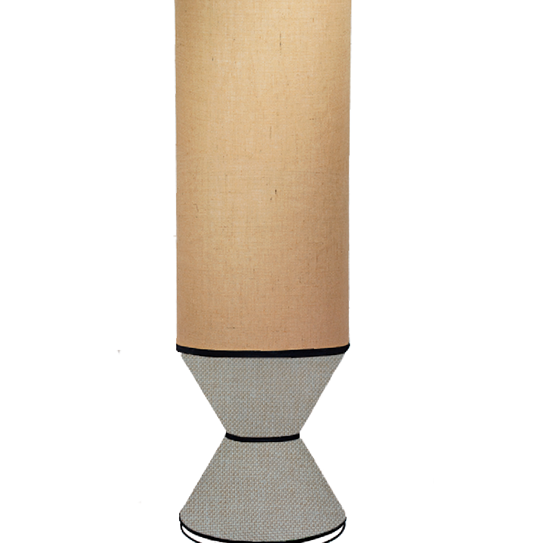 LAPÁNAK- LÁMPARA DE PIE DE YUTE & TEXTIL – NATIVA LIVING