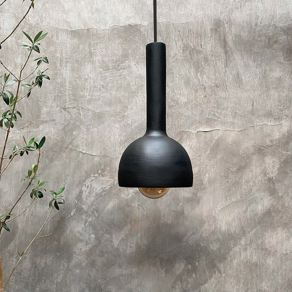 EDAKI - LÁMPARA COLGANTE DE BARRO – NATIVA LIVING