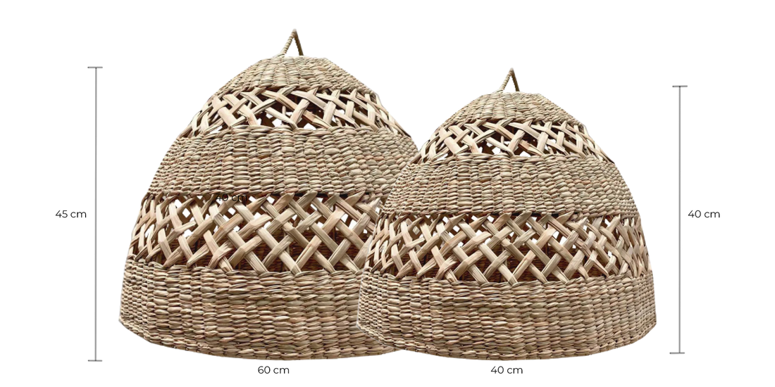 TEPAL - LAMPARA COLGANTE DE CHUSPATA – NATIVA LIVING