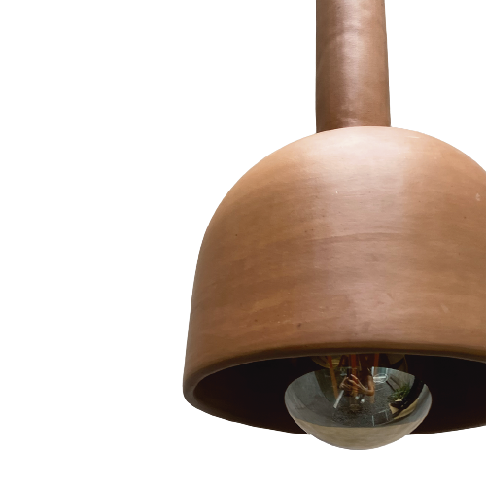 EDAKI - LÁMPARA COLGANTE DE BARRO – NATIVA LIVING